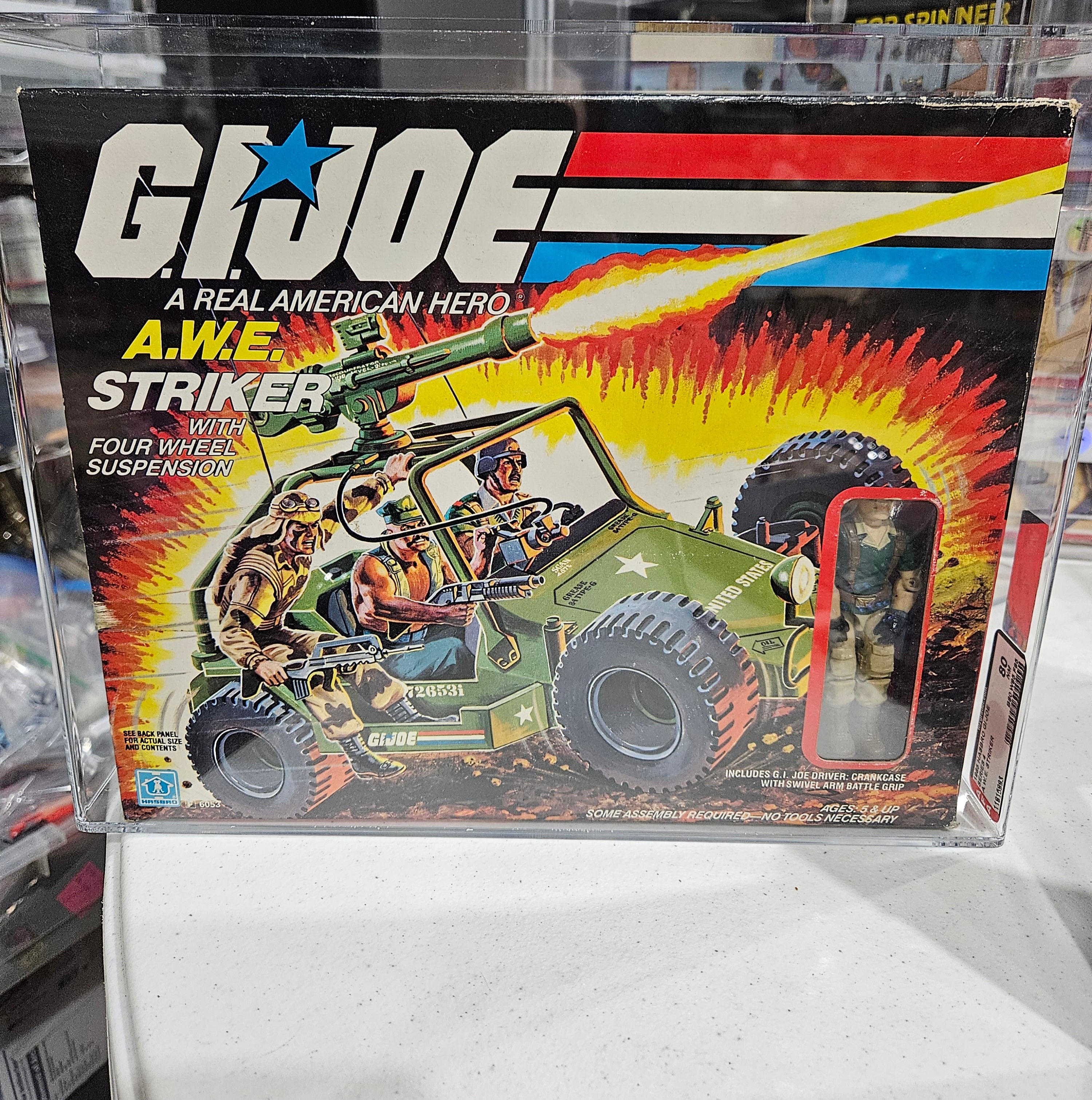 1985 Hasbro GI Joe A.W.E. Striker AFA 80 NM – Ben's Toy Chest